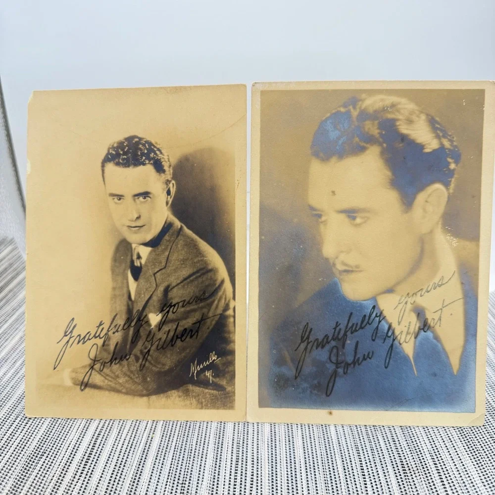 John Gilbert | Art | Vintage John Gilbert Silent Film Star Portrait ...